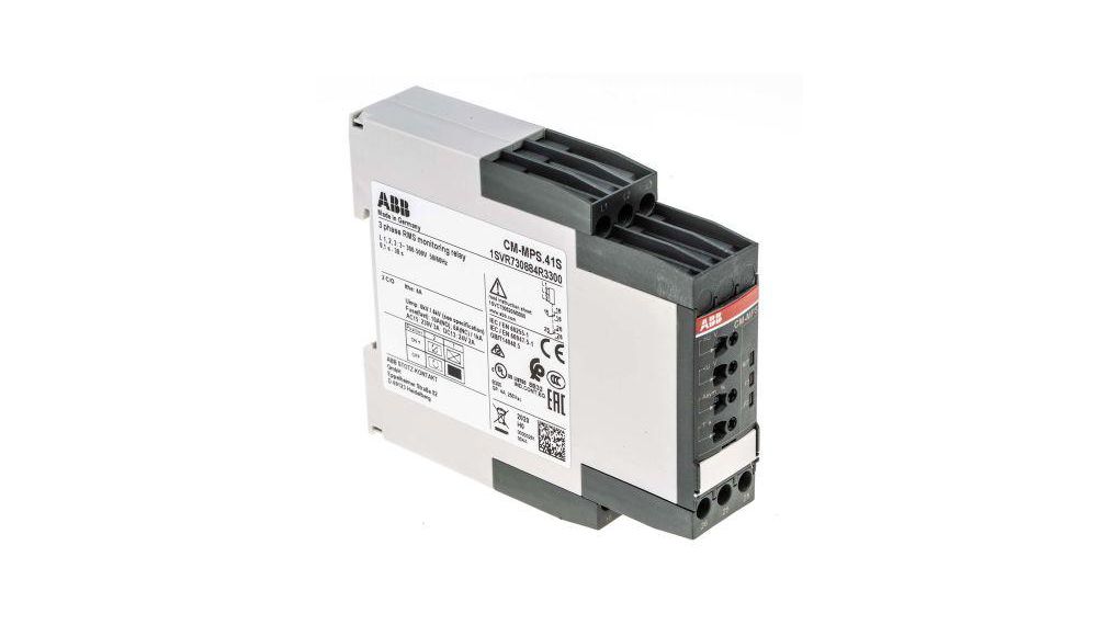 1SVR730884R3300 CM-MPS.41S | ABB Phase, Voltage Monitoring Relay, 3 Phase, DPDT, 300 500V ac ...